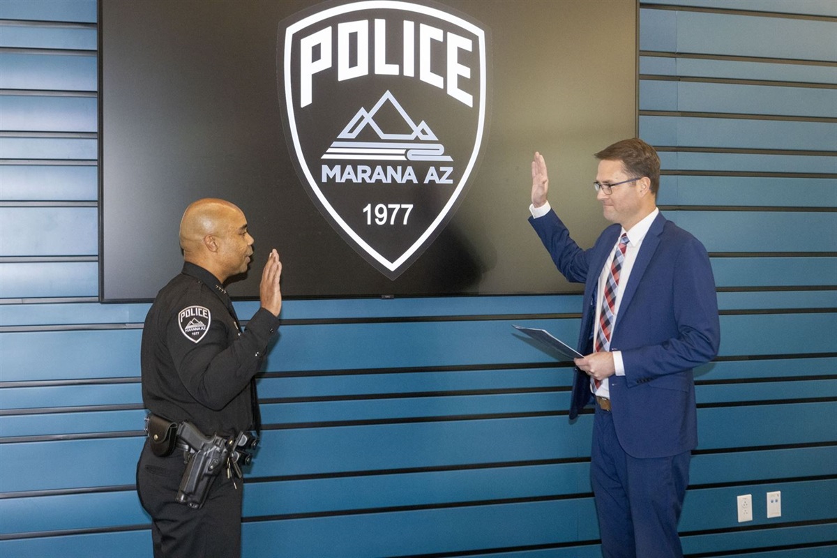 Marana welcomes new Police Chief during historic swearing-in ceremony ...