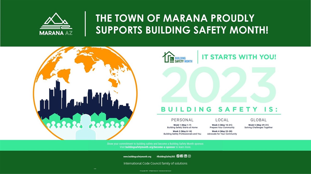 Building Safety Month 2023 - Town of Marana, AZ