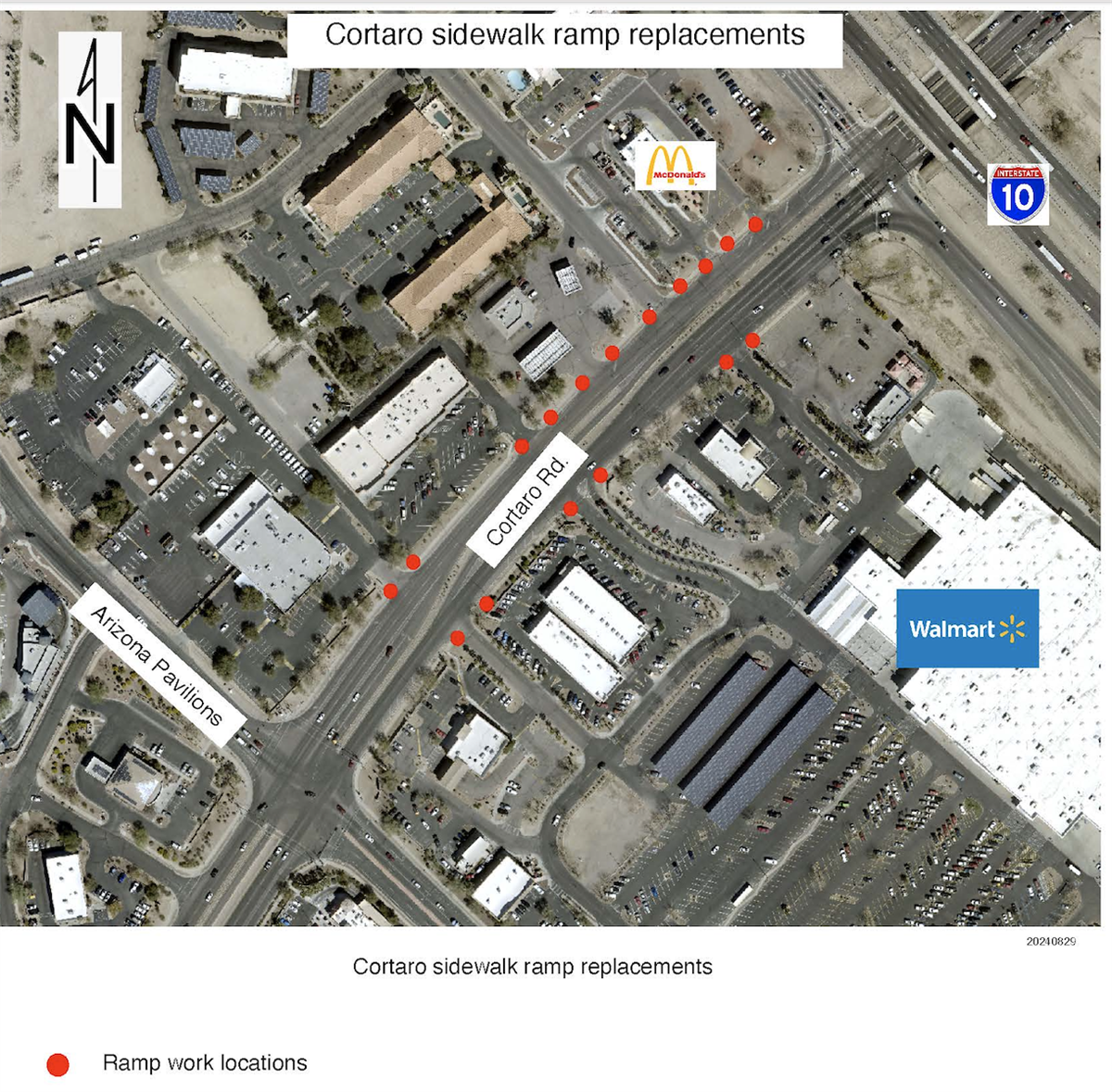 TRAFFIC ALERT: Sidewalk Ramp Upgrade - Town of Marana, AZ