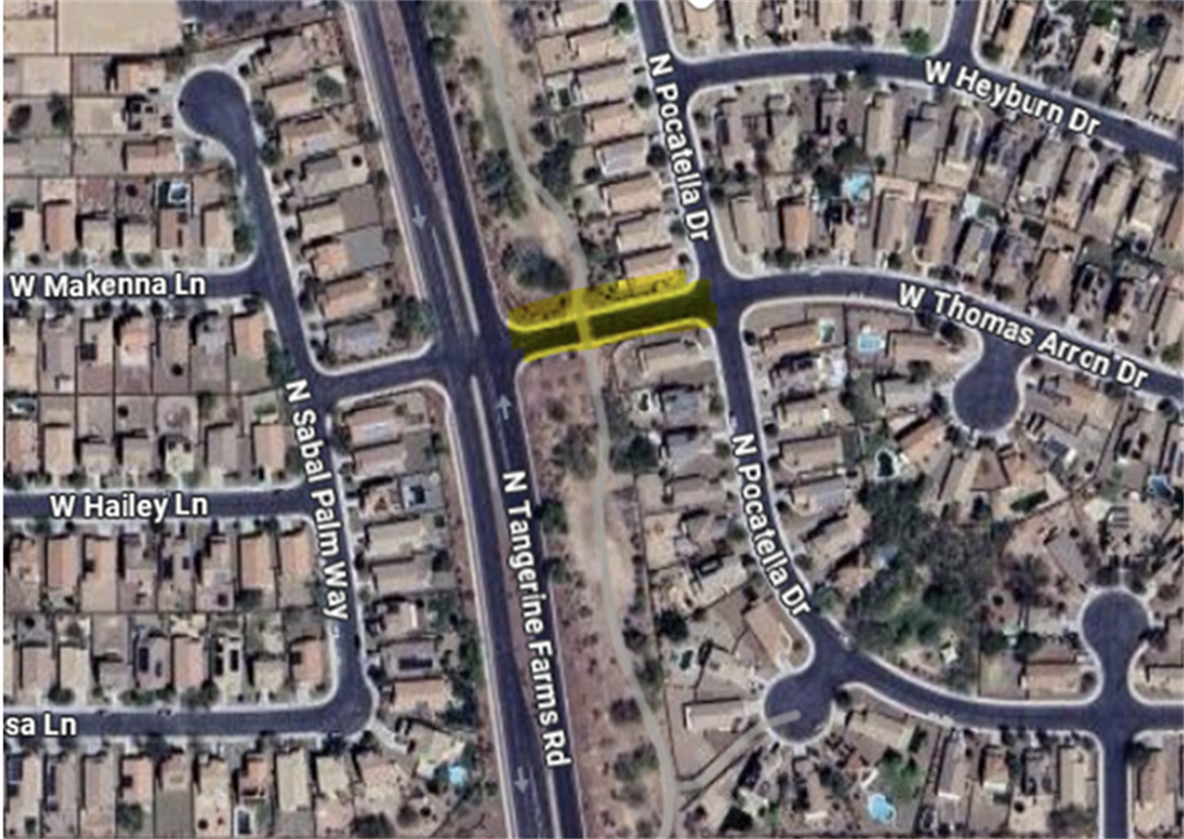 Thomas Arron Drive CMID Installation - Town of Marana, AZ