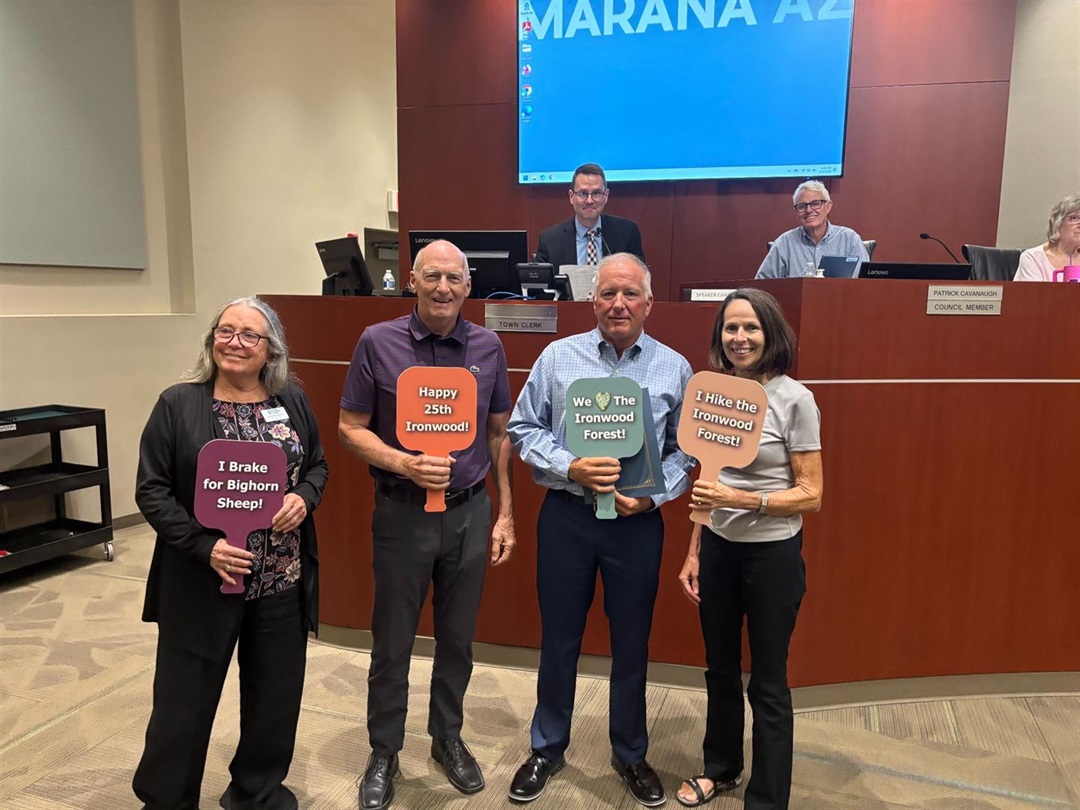 Marana celebrates 25 Years of Ironwood Forest National Monument - Town ...